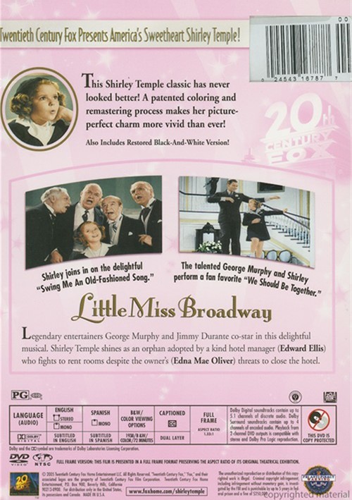 Little Miss Broadway (DVD 1938) | DVD Empire