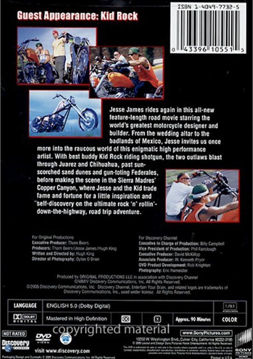 Motorcycle Mania 3: Jesse James Rides Again (DVD 2004) | DVD Empire