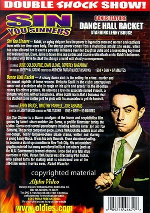 Sin You Sinners / Dance Hall Racket (DVD 1953) | DVD Empire