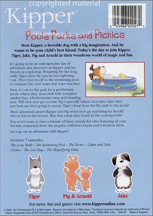 Kipper: Pools, Parks & Picnics (DVD 2003) | DVD Empire