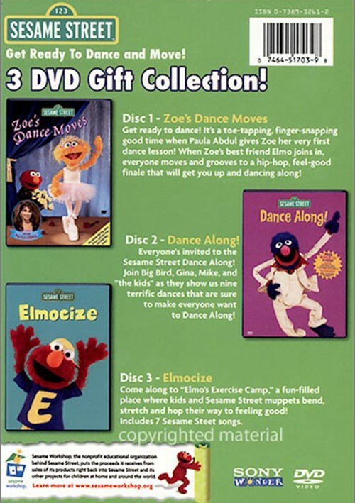 Sesame Street 3 DVD Gift Collection (DVD 2005) | DVD Empire