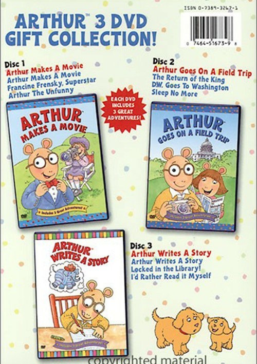 Arthur 3 DVD Gift Collection #1 (DVD 2005) | DVD Empire