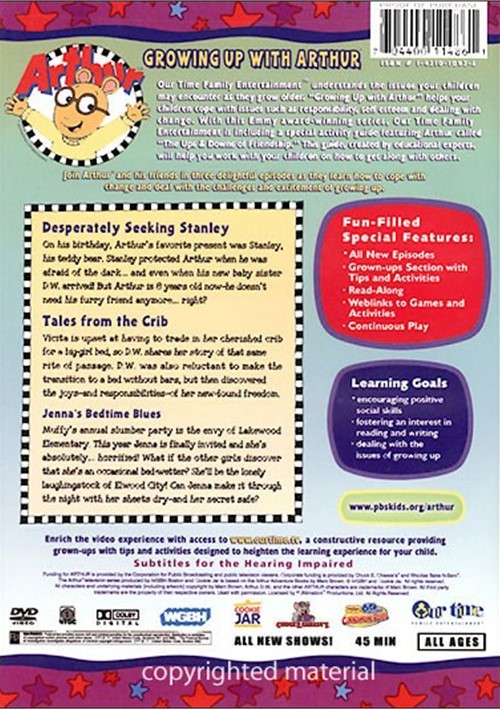 Arthur: Growing Up With Arthur (DVD) | DVD Empire