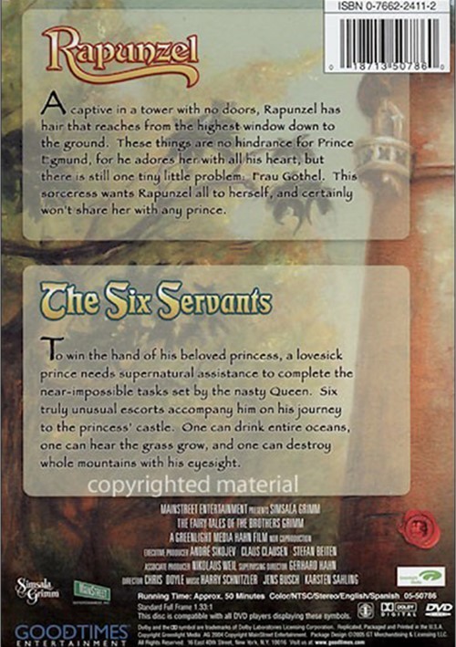 Brothers Grimm: Rapunzel & The Six Servants (DVD 2004) | DVD Empire