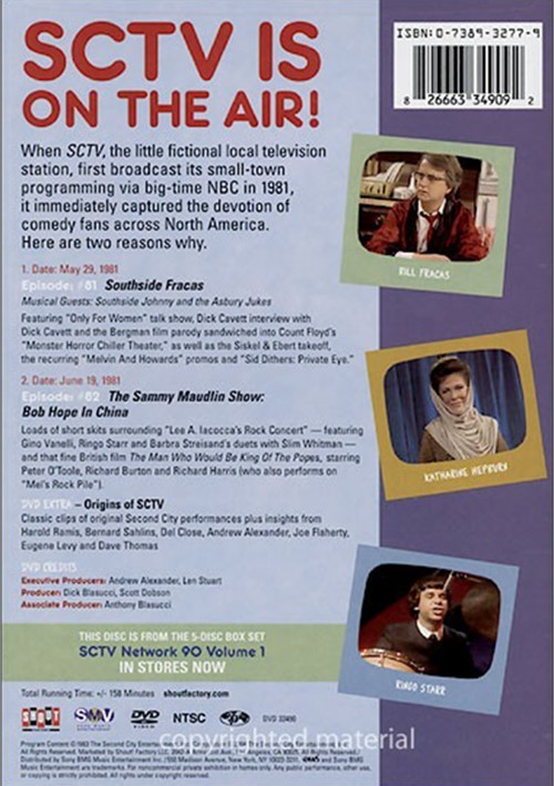 SCTV Disc 2: Southside Fracas & The Sammy Maudlin Show: Bob Hope In ...