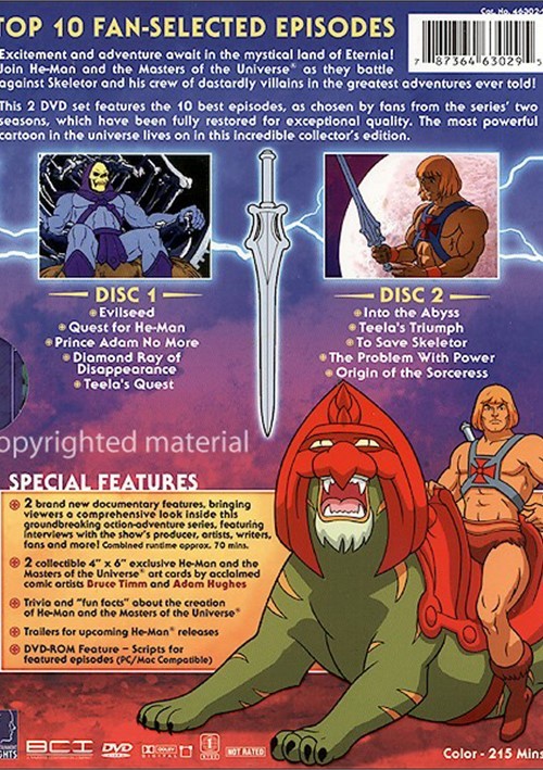 Best Of He-Man And The Masters Of The Universe, The (DVD 1985) | DVD Empire