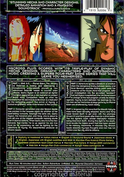 Macross Plus: The Collection (DVD 1994) | DVD Empire