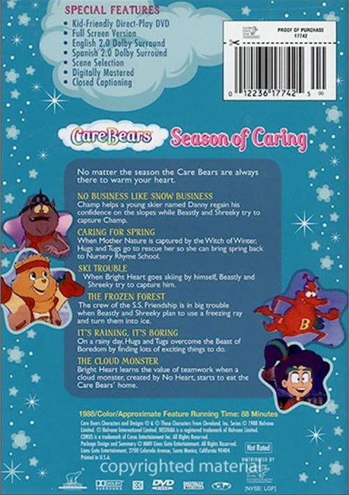 Care Bears: Season Of Caring (DVD 1988) | DVD Empire