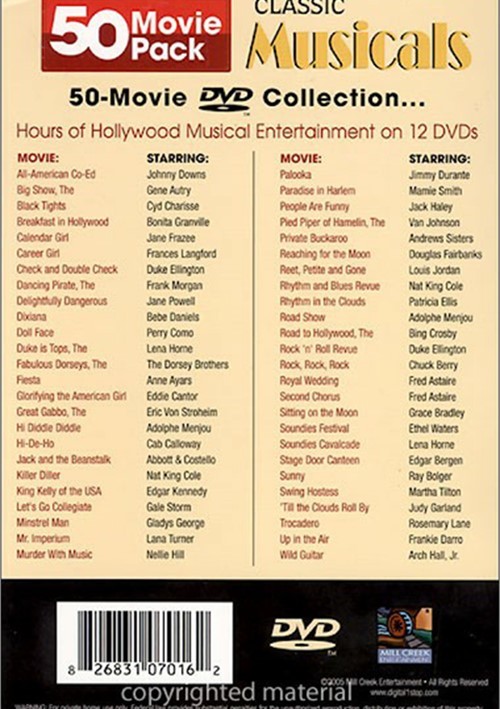 Classic Musicals (DVD 2005) | DVD Empire