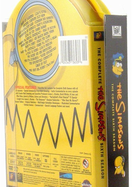 Simpsons, The: The Complete Sixth Season (Homer Collectible Packaging ...