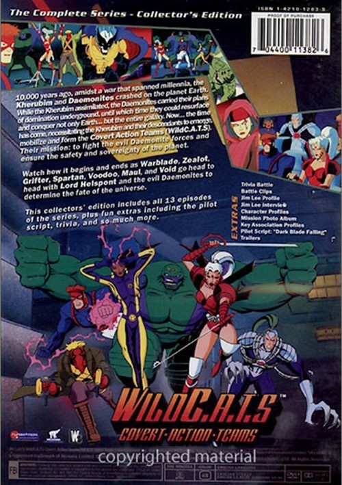 WildC.A.T.S.: The Complete Series - Collector's Edition (DVD 1994 ...
