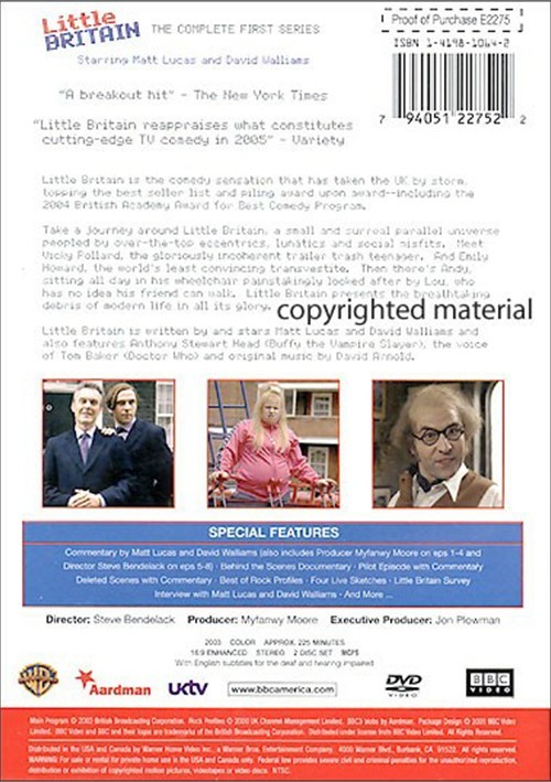 Little Britain: The Complete First Series (DVD 2003) | DVD Empire