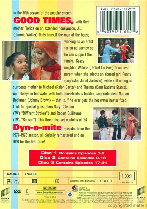 Good Times: The Complete Fifth Season (DVD 1978) | DVD Empire