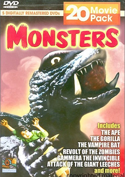 Monsters: 20 Movie Pack (DVD) | DVD Empire