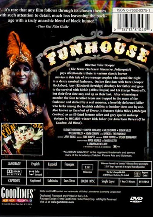 Funhouse, The (DVD 1981) | DVD Empire