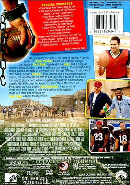 Longest Yard, The (2005) (Widescreen) (DVD 2005) | DVD Empire