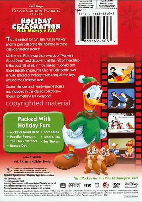 Classic Cartoon Favorites: Volume 8 - Holiday Celebration With Mickey ...