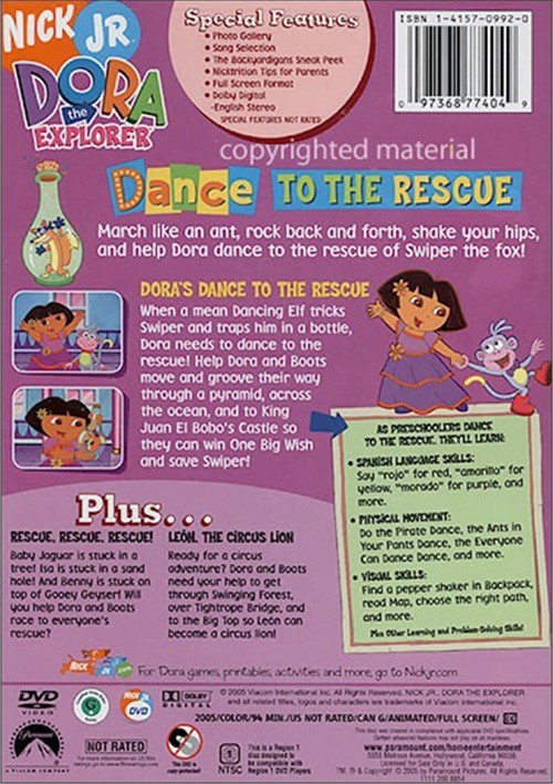 Dora The Explorer Dance To The Rescue DVD 2005 DVD Empire Dora The Explorer Dance To The Rescue DVD 2005 DVD Empire