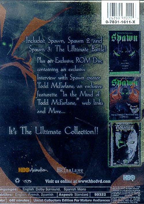 Spawn The Ultimate Collection (DVD 1999) | DVD Empire