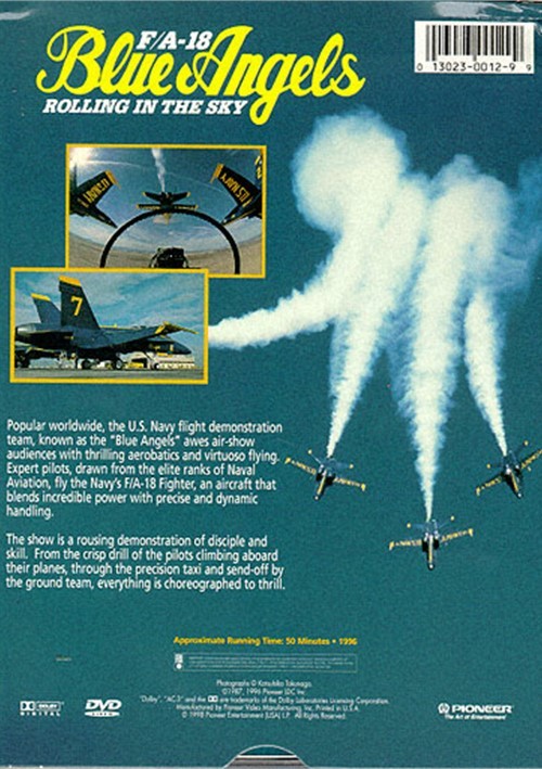 Blue Angels: Rolling in the Sky (DVD 1996) | DVD Empire