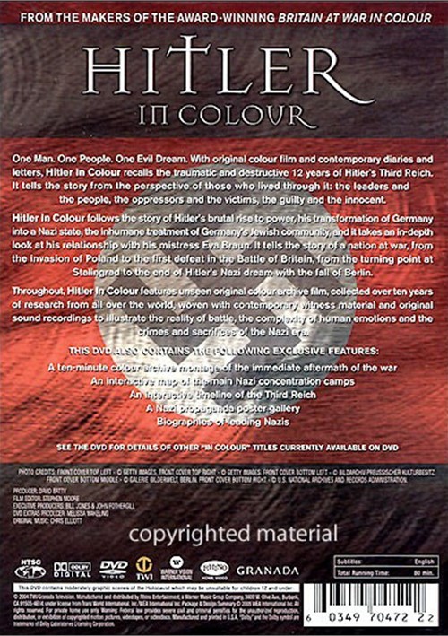 Hitler In Colour (DVD 2004) | DVD Empire