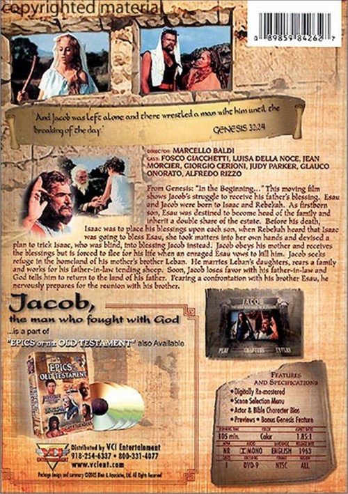 Jacob, The Man Who Fought With God (DVD 1963) | DVD Empire