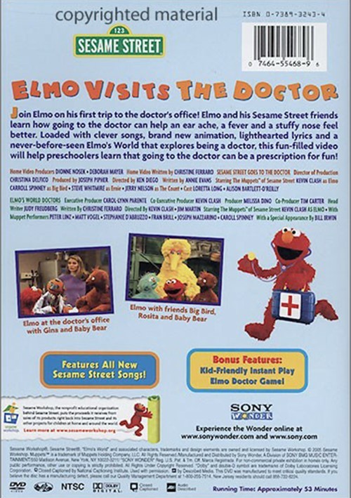 Sesame Street: Elmo Visits The Doctor (DVD 2005) | DVD Empire