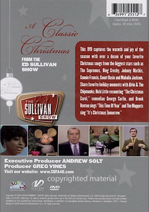Ed Sullivan: Classic Christmas (DVD) | DVD Empire