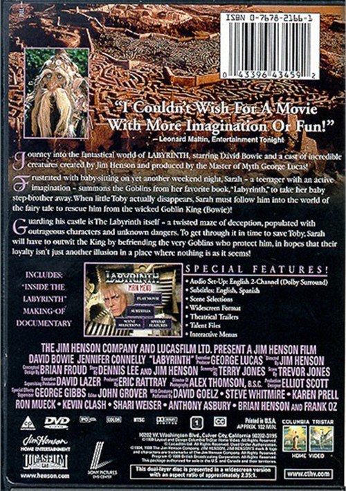Labyrinth (DVD 1986) | DVD Empire