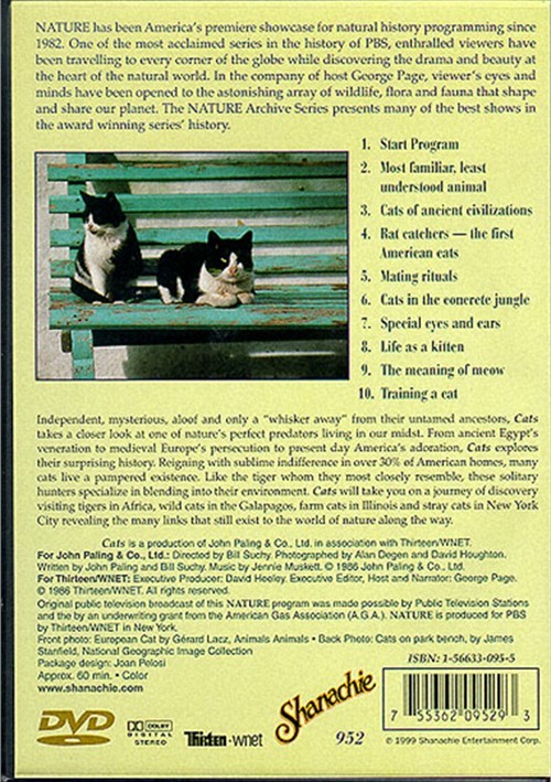 Nature: Cats (DVD 1986) | DVD Empire