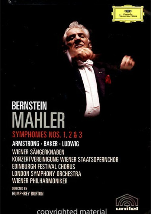 Bernstein: Mahler Symphonies Nos. 1, 2, & 3 (DVD 1975) | DVD Empire