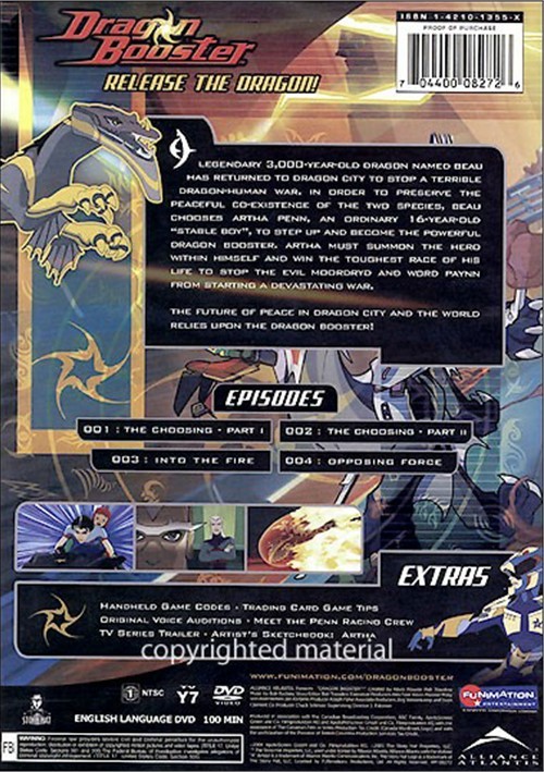Dragon Booster: Release The Dragon - Volume 1 (DVD 2003) | DVD Empire