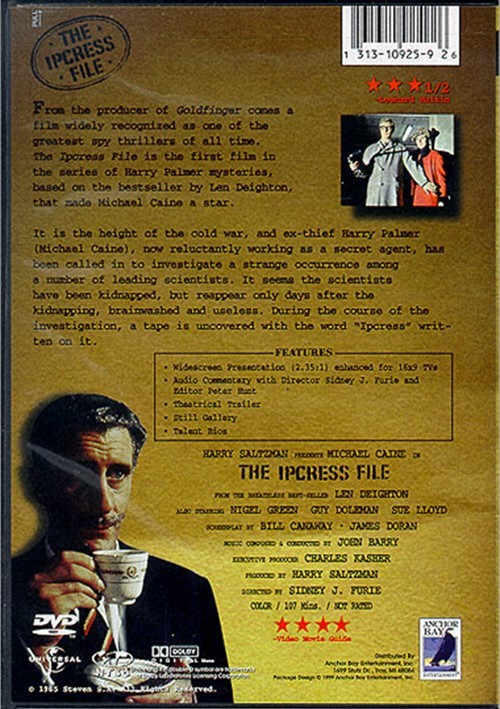 Ipcress File, The (DVD 1965) | DVD Empire