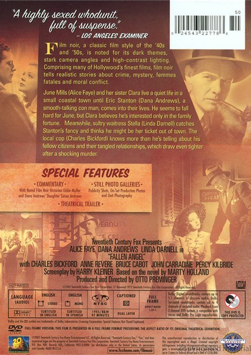 Fallen Angel (DVD 1945) | DVD Empire