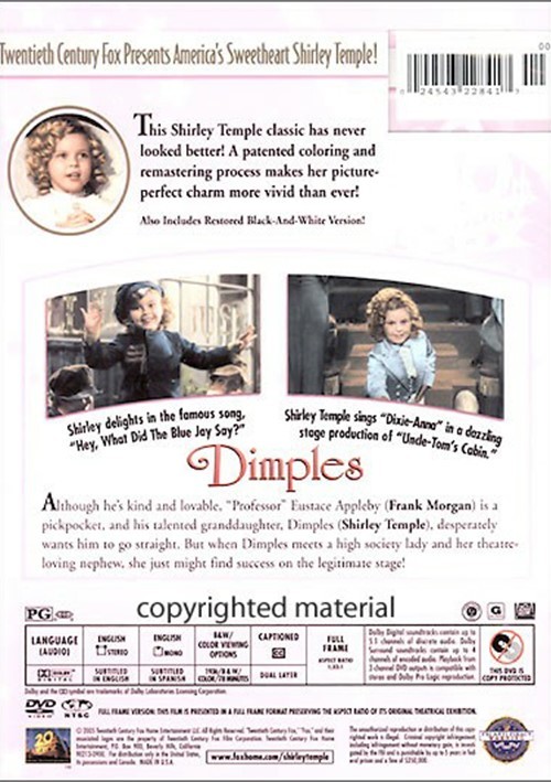 Shirley Temple: Dimples (DVD 1936) | DVD Empire