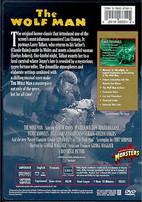 Wolf Man, The (DVD 1941) | DVD Empire