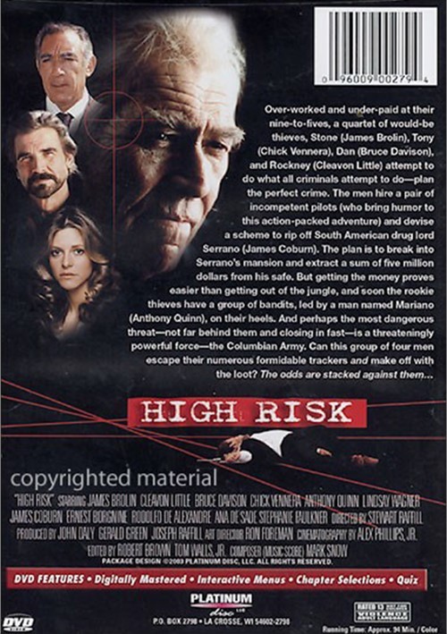 High Risk (DVD 1981) | DVD Empire