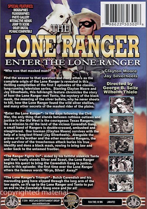 Enter The Lone Ranger (DVD) | DVD Empire