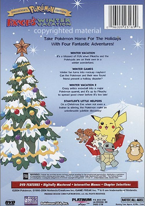 Pokemon: Pikachu's Winter Vacation (DVD 1995) | DVD Empire