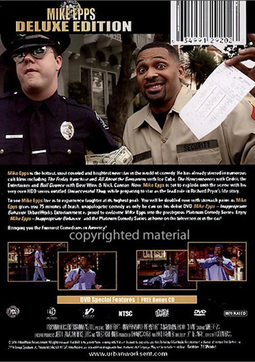 Platinum Comedy Series: Mike Epps - Inappropriate Behavior (DVD 2006 ...