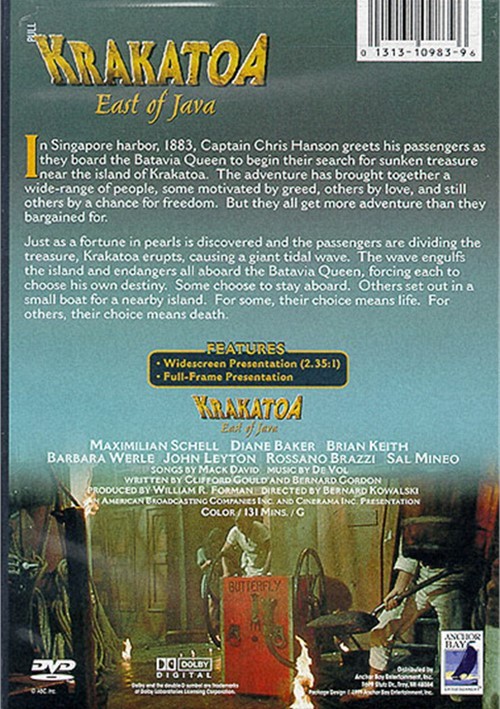 Krakatoa, East of Java (Anchor Bay) (DVD 1989) | DVD Empire