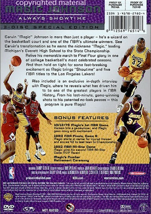 NBA Magic Johnson: 2 Disc Special Edition (DVD) | DVD Empire