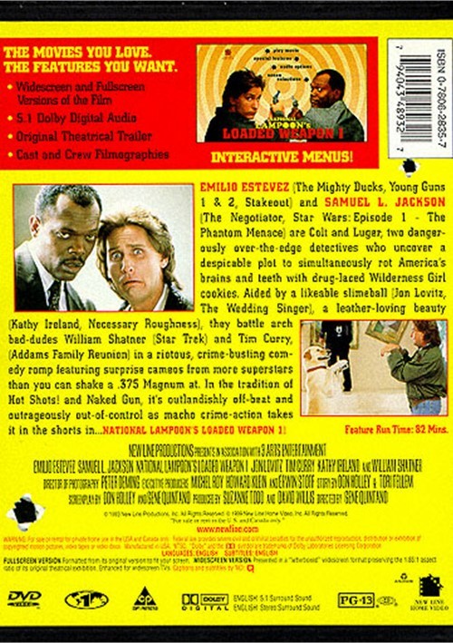 National Lampoon's Loaded Weapon 1 (DVD 1993) | DVD Empire