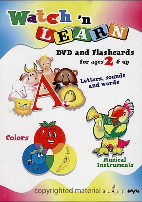 Watch 'N Learn: Letters, Musical Instruments, Colors (DVD 2006) | DVD ...
