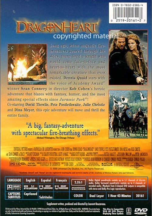 Dragonheart: Special Edition (DVD 1996) | DVD Empire