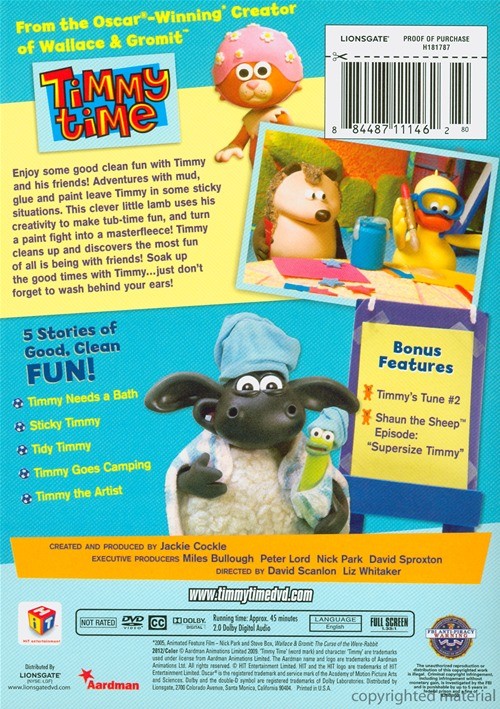 Timmy Time: Timmy Needs A Bath (DVD 2005) | DVD Empire