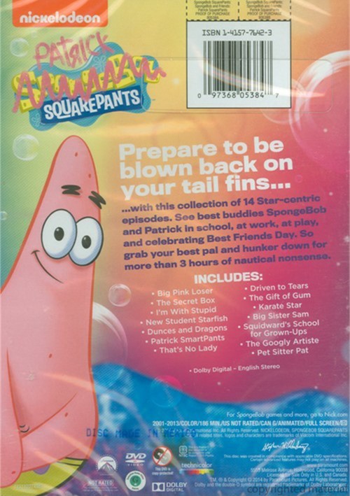 SpongeBob And Friends: Patrick SquarePants (DVD) | DVD Empire