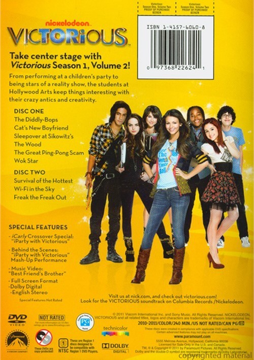 Victorious: Season One - Volume Two (DVD 2011) | DVD Empire