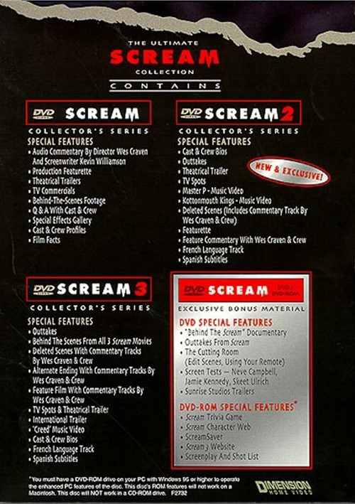 Ultimate Scream Trilogy Collection, The (DVD 2000) | DVD Empire