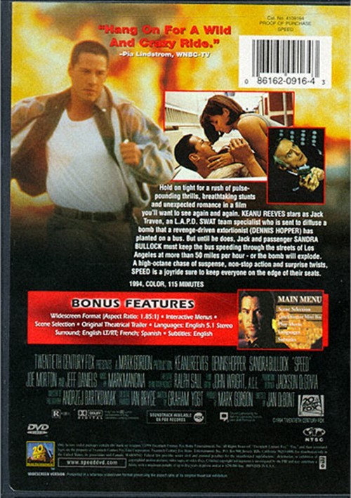 Speed (DVD 1994) | DVD Empire